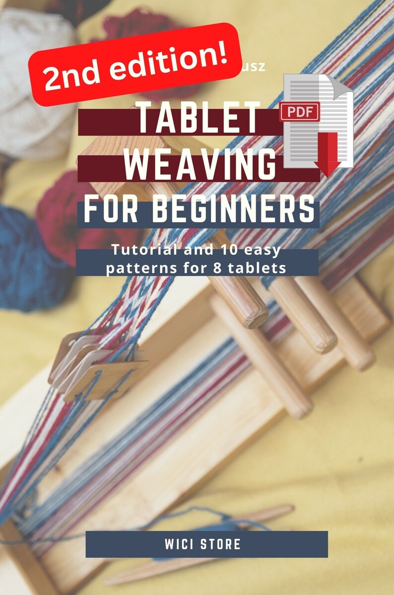 Tablet Weaving Tutorial Beginner Card Weaving Ebook Pdf - Etsy