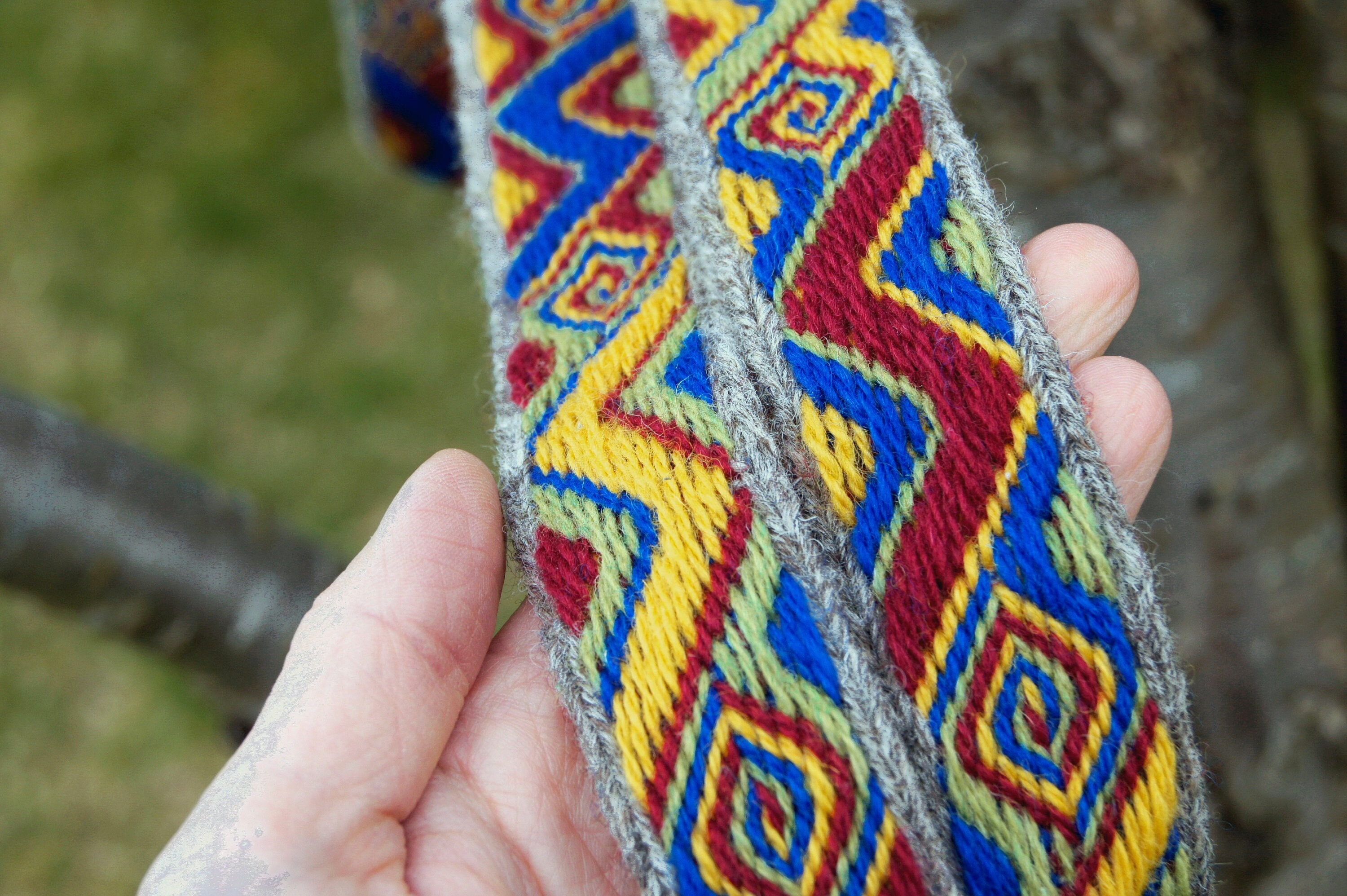 Snartemo Tablet Woven Belt - Migration Period, Vendel Belt ...
