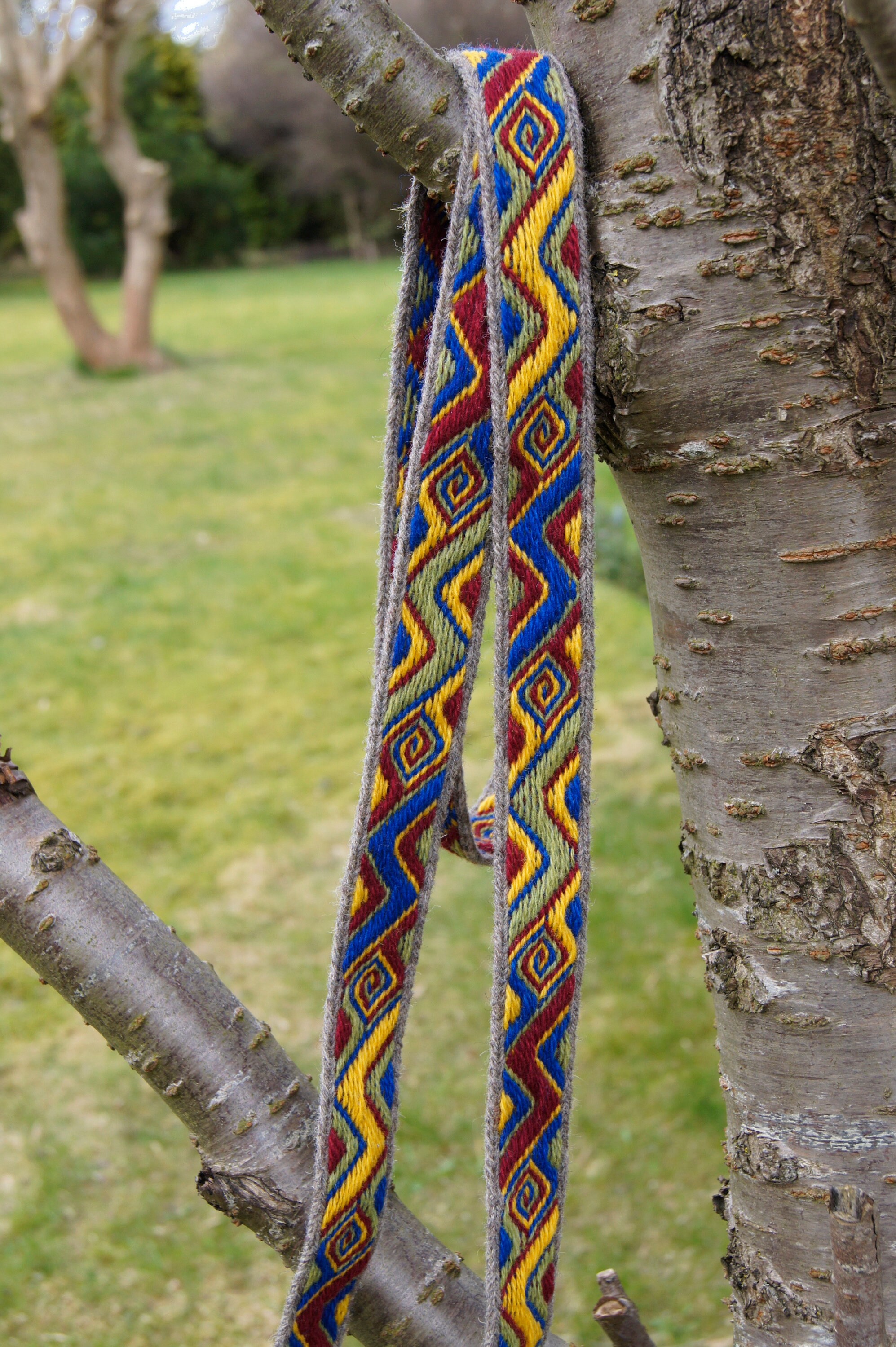 Snartemo Tablet Woven Belt - Migration Period, Vendel Belt ...