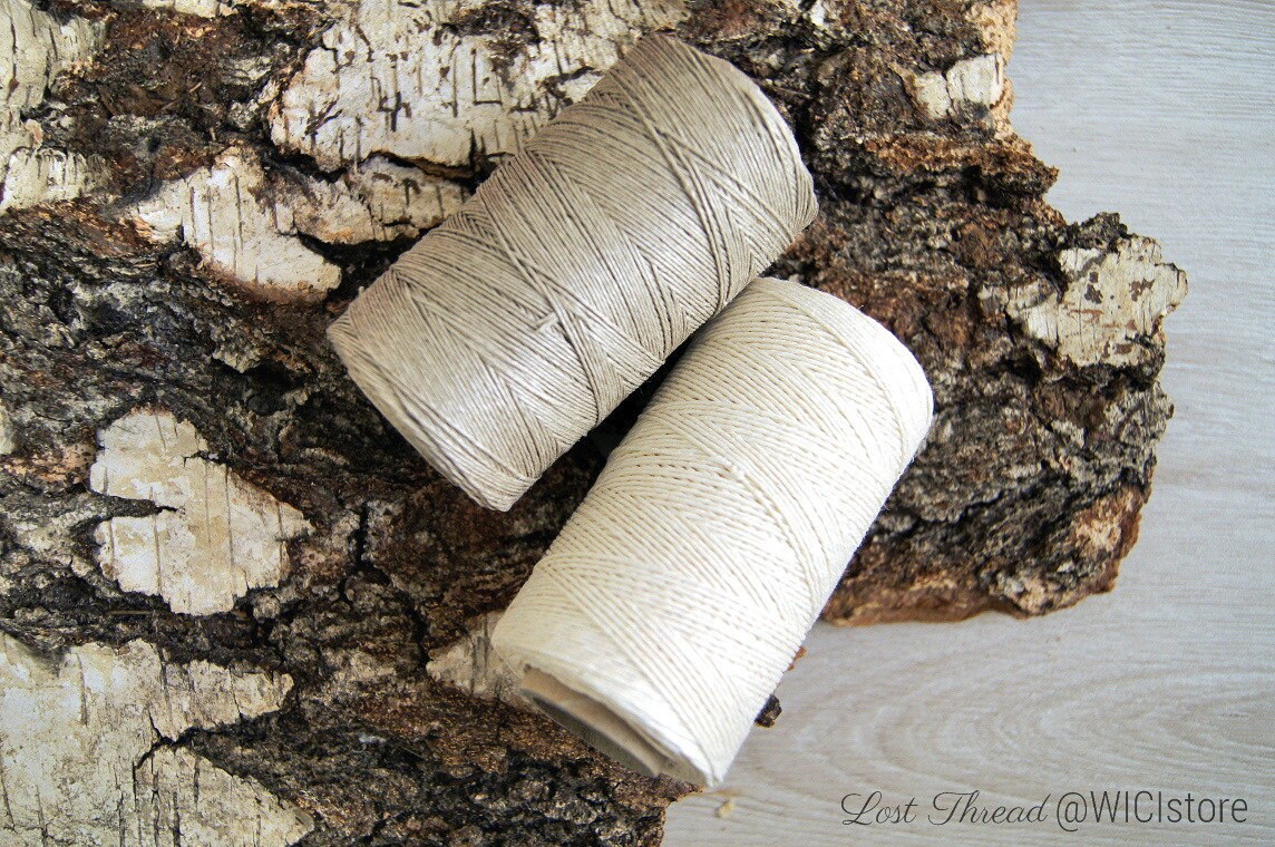 Linen Thread Two Spools Each 330 M/360 Yd 100g TEX 150x2 - Etsy UK