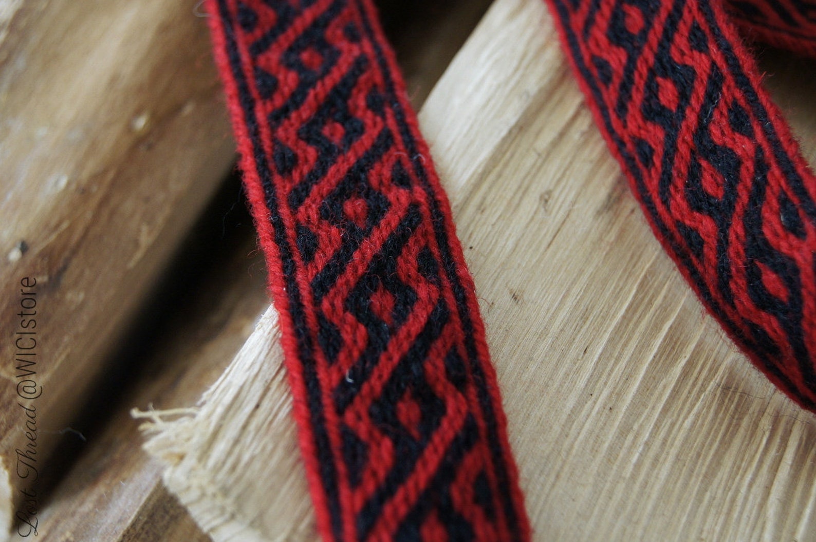 Tablet Weaving Viking Trim Birka Pattern 100% Wool Viking - Etsy Australia