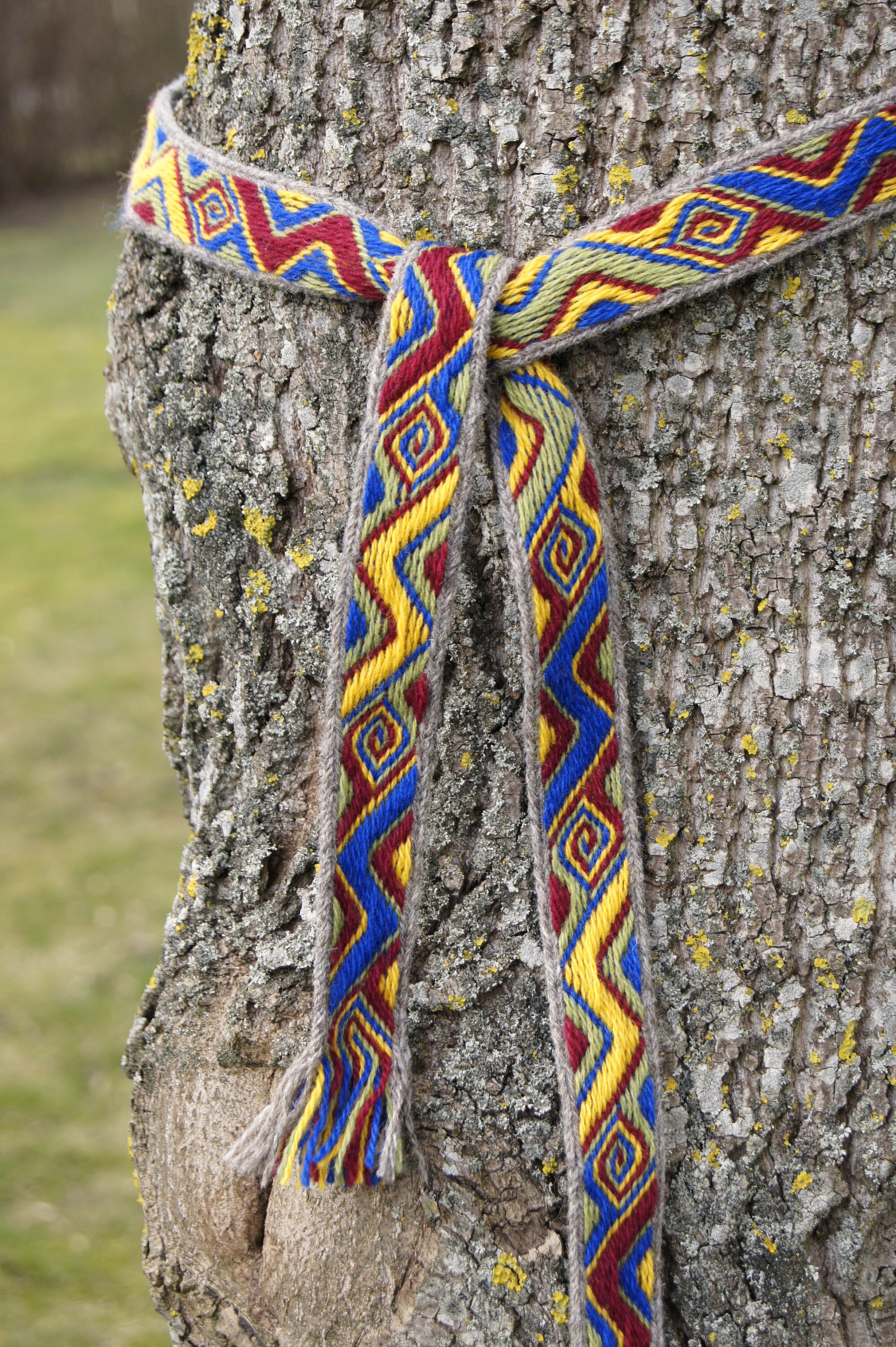 Snartemo Tablet Woven Belt - Migration Period, Vendel Belt ...