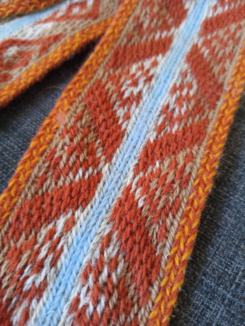 Hallstatt 186 Belt Tablet Weaving - Wool - Celtic - Late Bronze Age ...