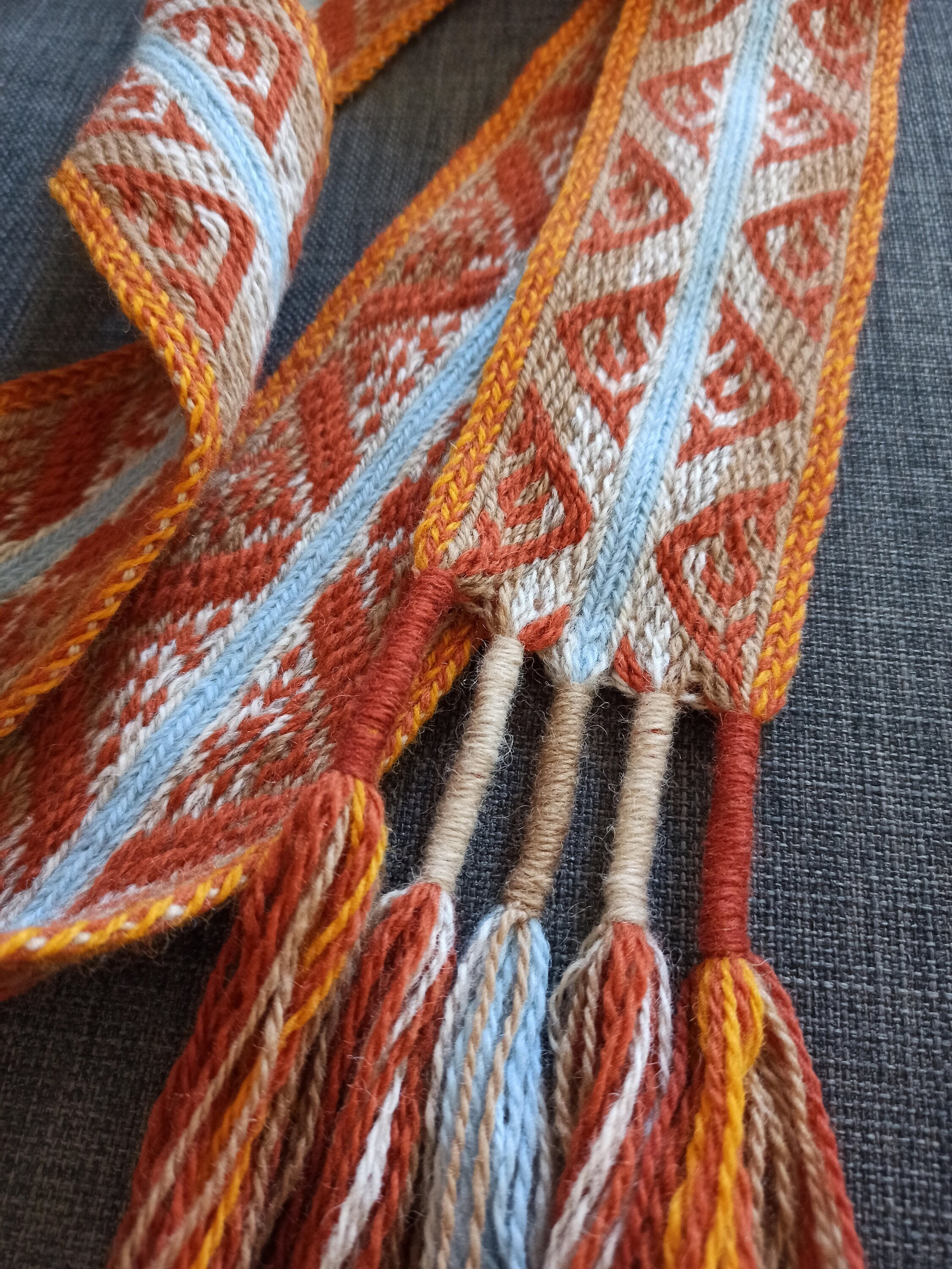 Hallstatt 186 Belt Tablet Weaving - Wool - Celtic - Late Bronze Age ...