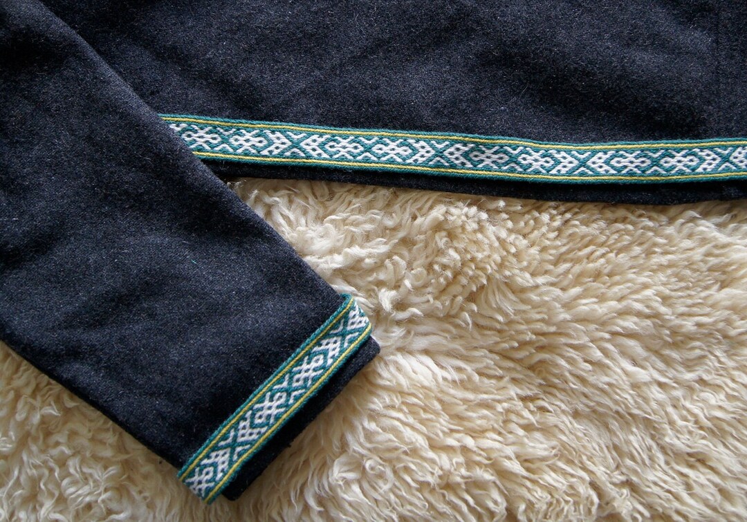 Viking Tablet Woven Belt Viking Trim Organic 100% Wool, Custom Belt ...