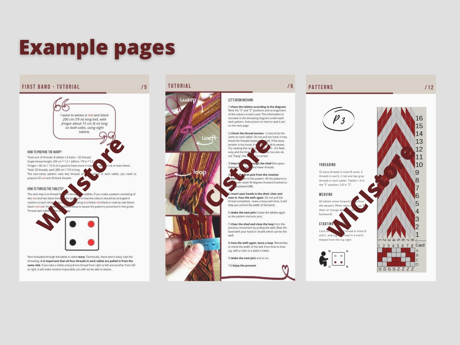 Tablet Weaving Tutorial Beginner Card Weaving Ebook Pdf - Etsy
