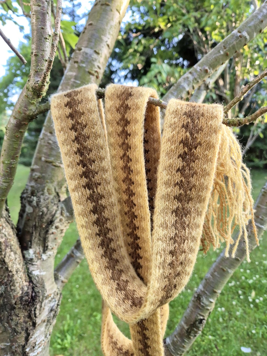 Plant Dyed Tablet Woven Viking Belt: 100% Wool Reenactment SCA - Etsy
