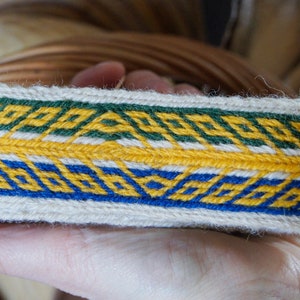 Tablet Weaving Belt - Belt for Viking Reenactment - Two-sided - Custom ...