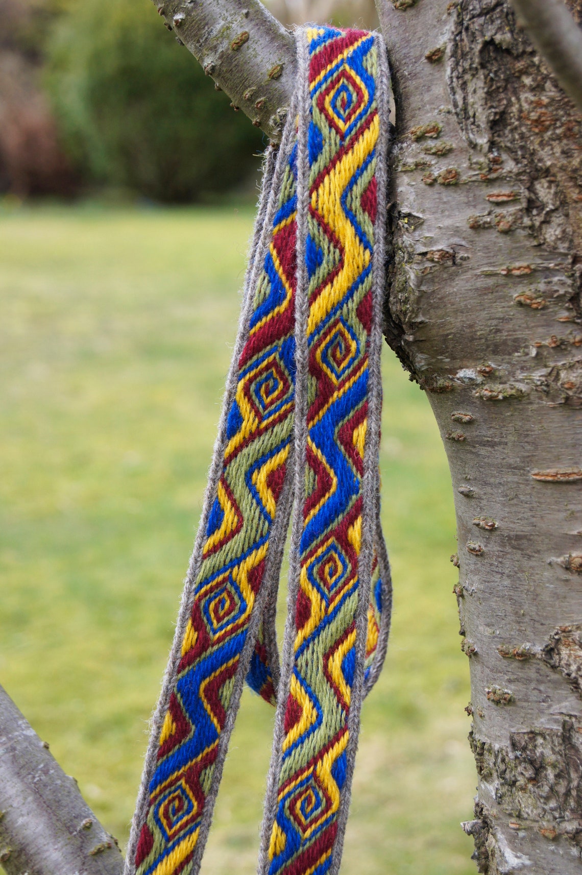 Snartemo Tablet Woven Belt - Migration Period, Vendel Belt ...