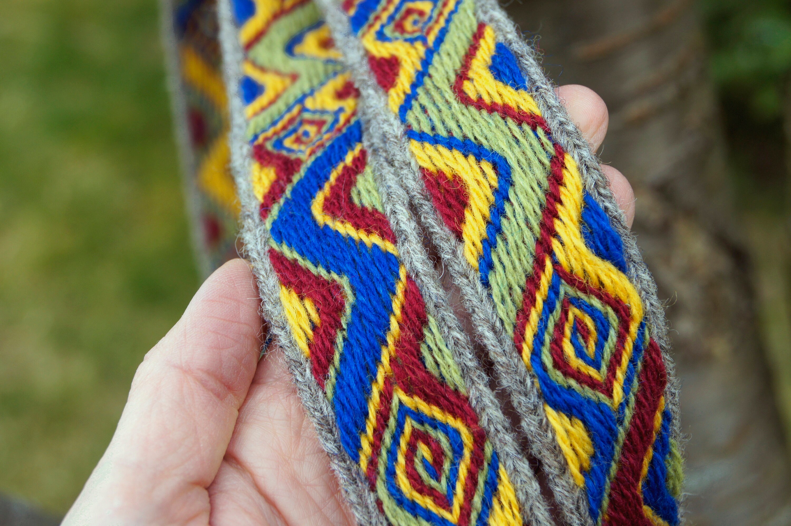 Snartemo Tablet Woven Belt - Migration Period, Vendel Belt ...