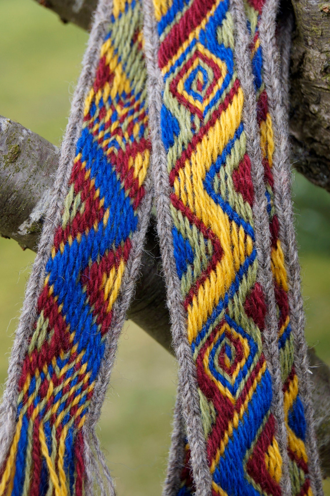 Snartemo Tablet Woven Belt - Migration Period, Vendel Belt ...