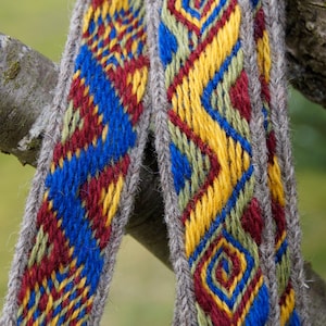 Snartemo Tablet Woven Belt - Migration Period, Vendel Belt ...