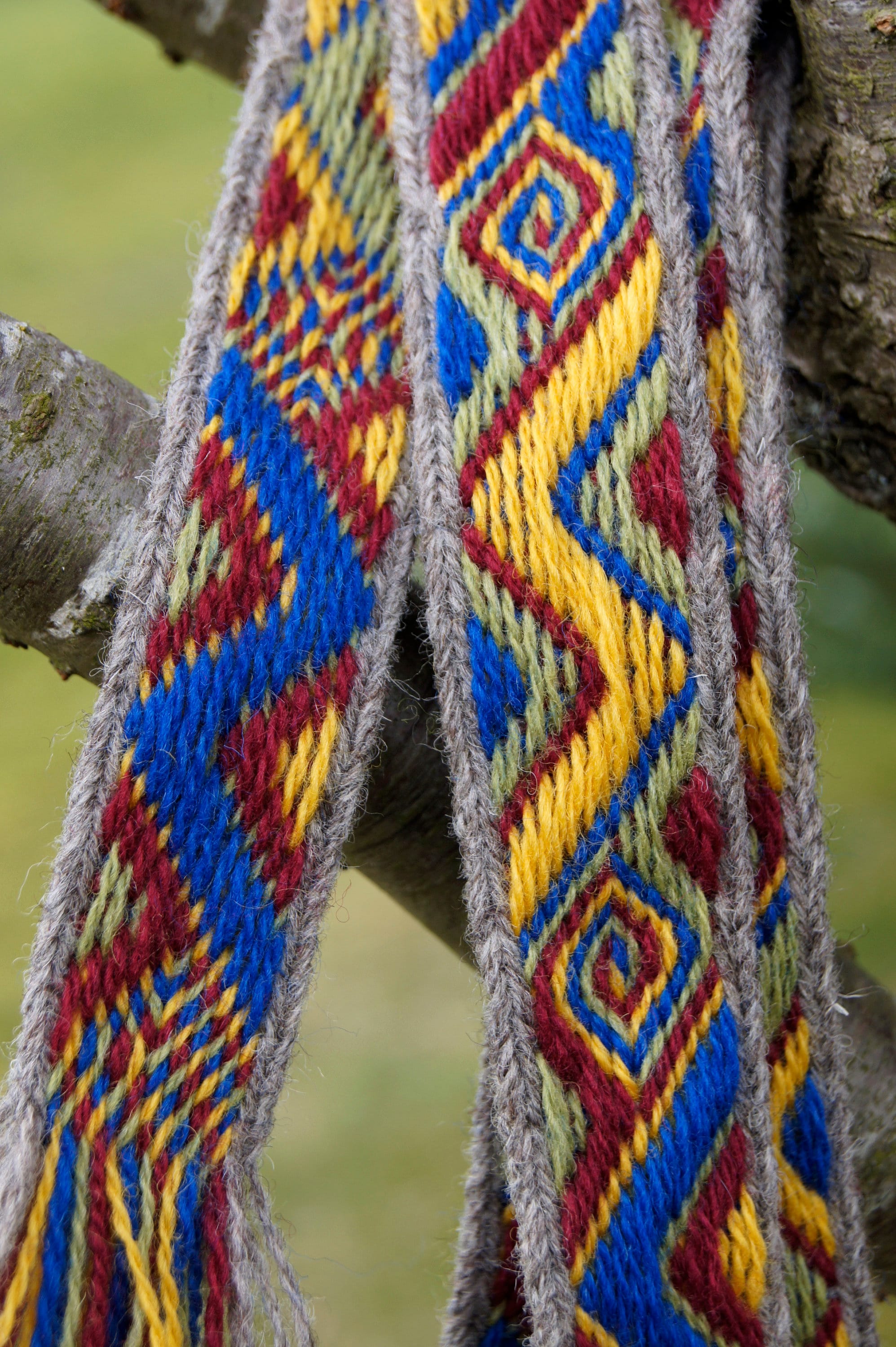 Snartemo Tablet Woven Belt - Migration Period, Vendel Belt ...