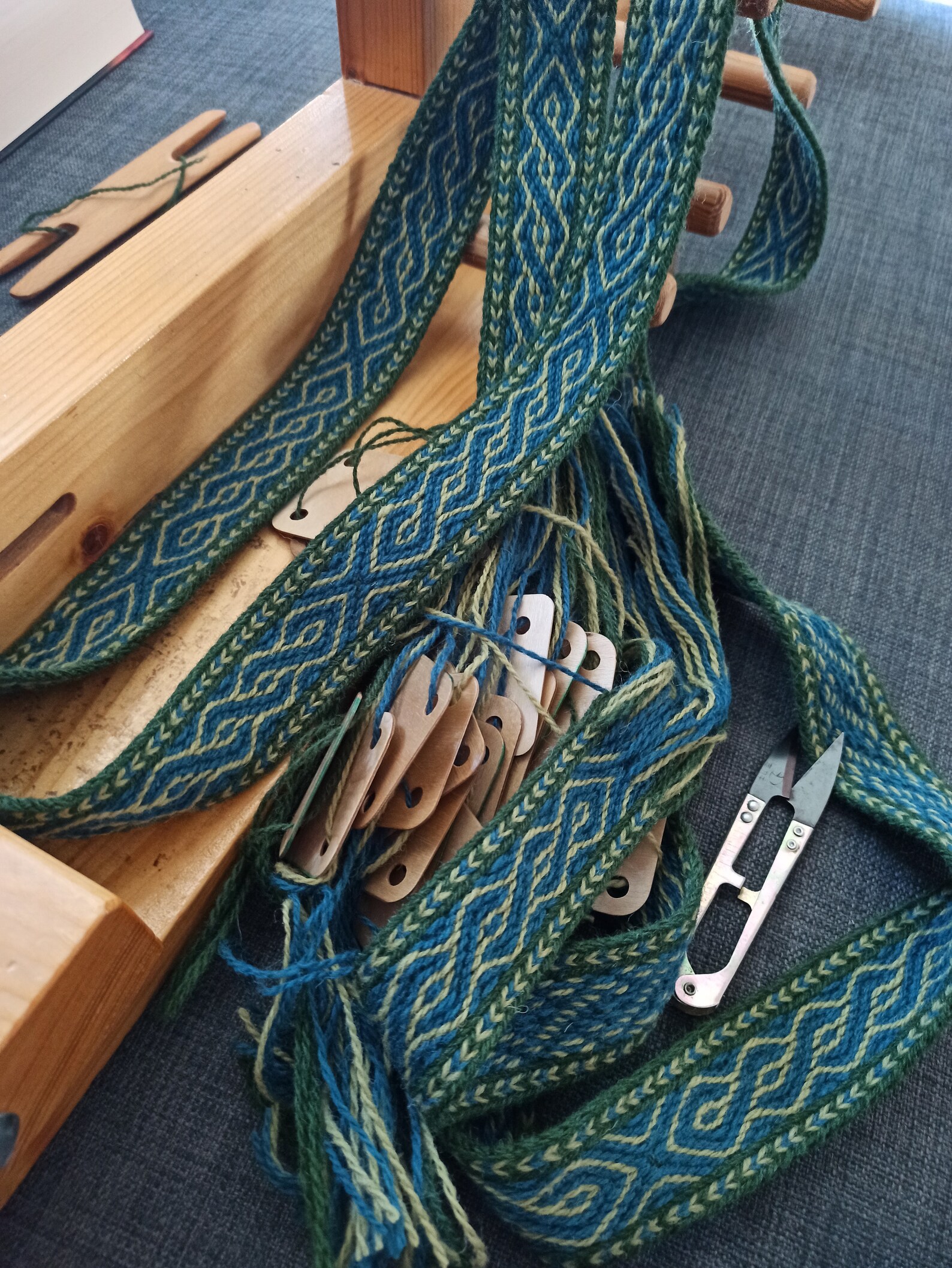 Custom Tablet Woven Belt, 100% Wool, Viking Birka Style - Etsy