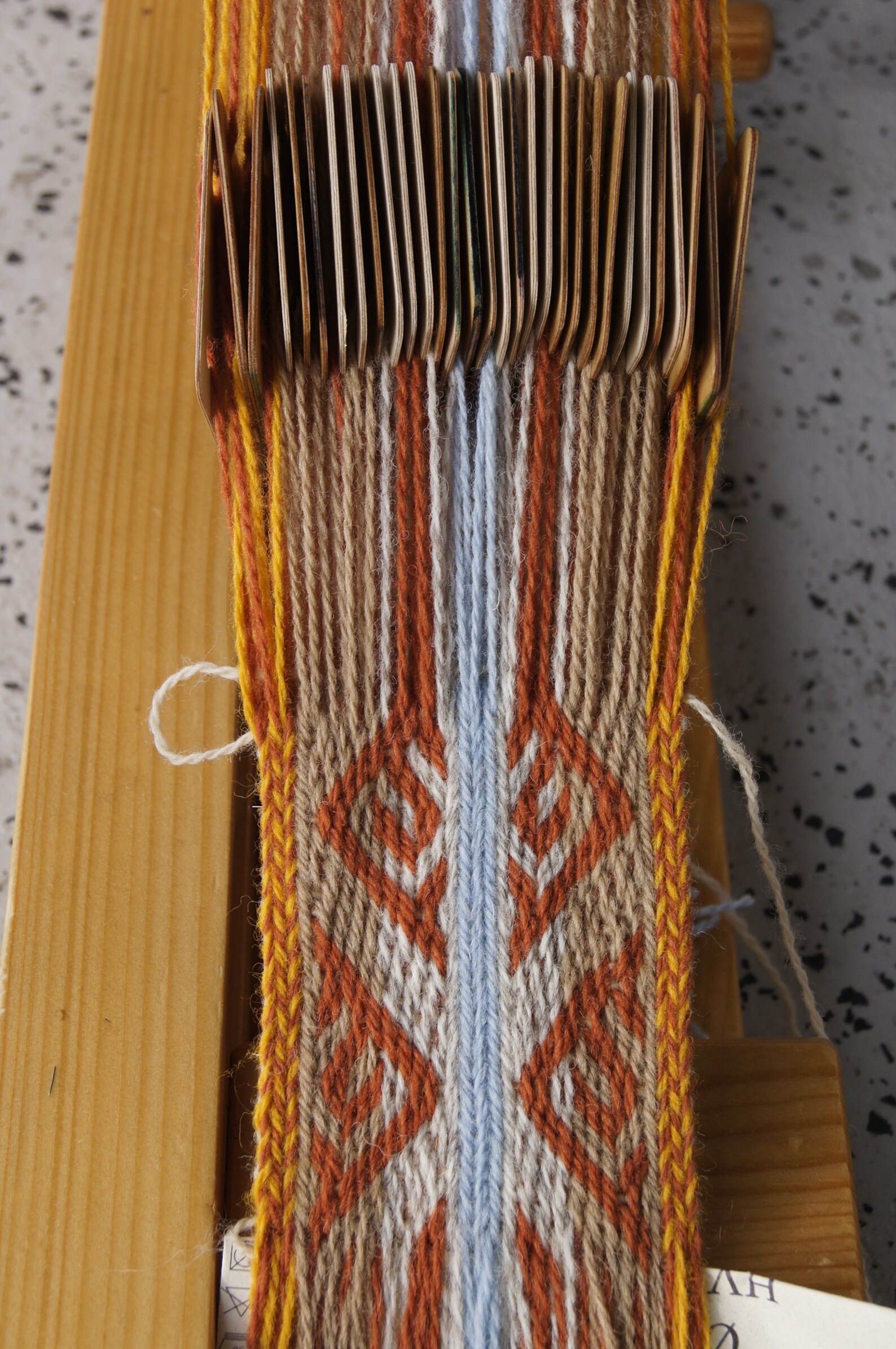 Hallstatt 186 Belt Tablet Weaving - Wool - Celtic - Late Bronze Age ...