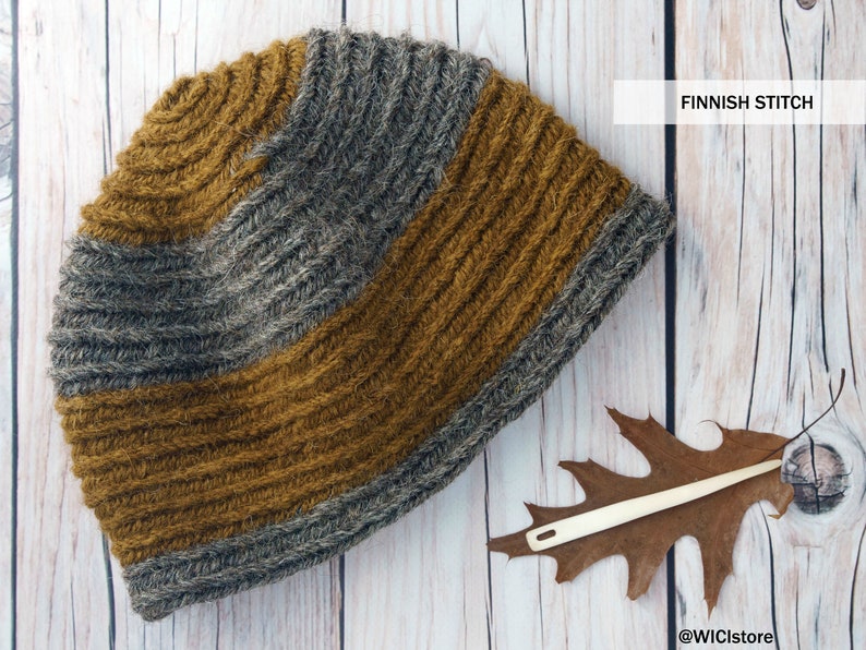 Nalbinding Hat Made to Order, 100% Wool Hat. Warm, Woolen Viking ...