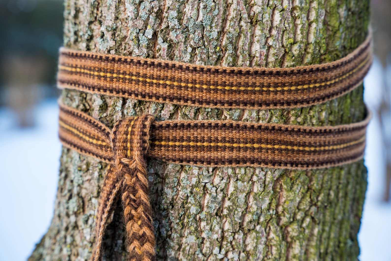 Hand Woven Medieval Woolen Belt. Viking Rus and Slavic - Etsy