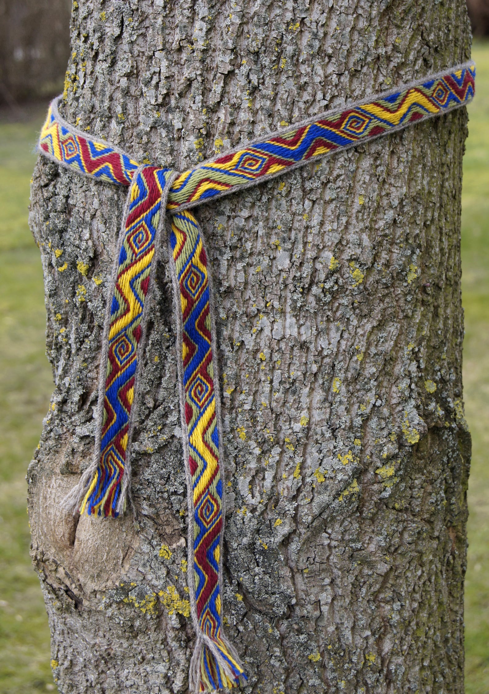 Snartemo Tablet Woven Belt - Migration Period, Vendel Belt ...