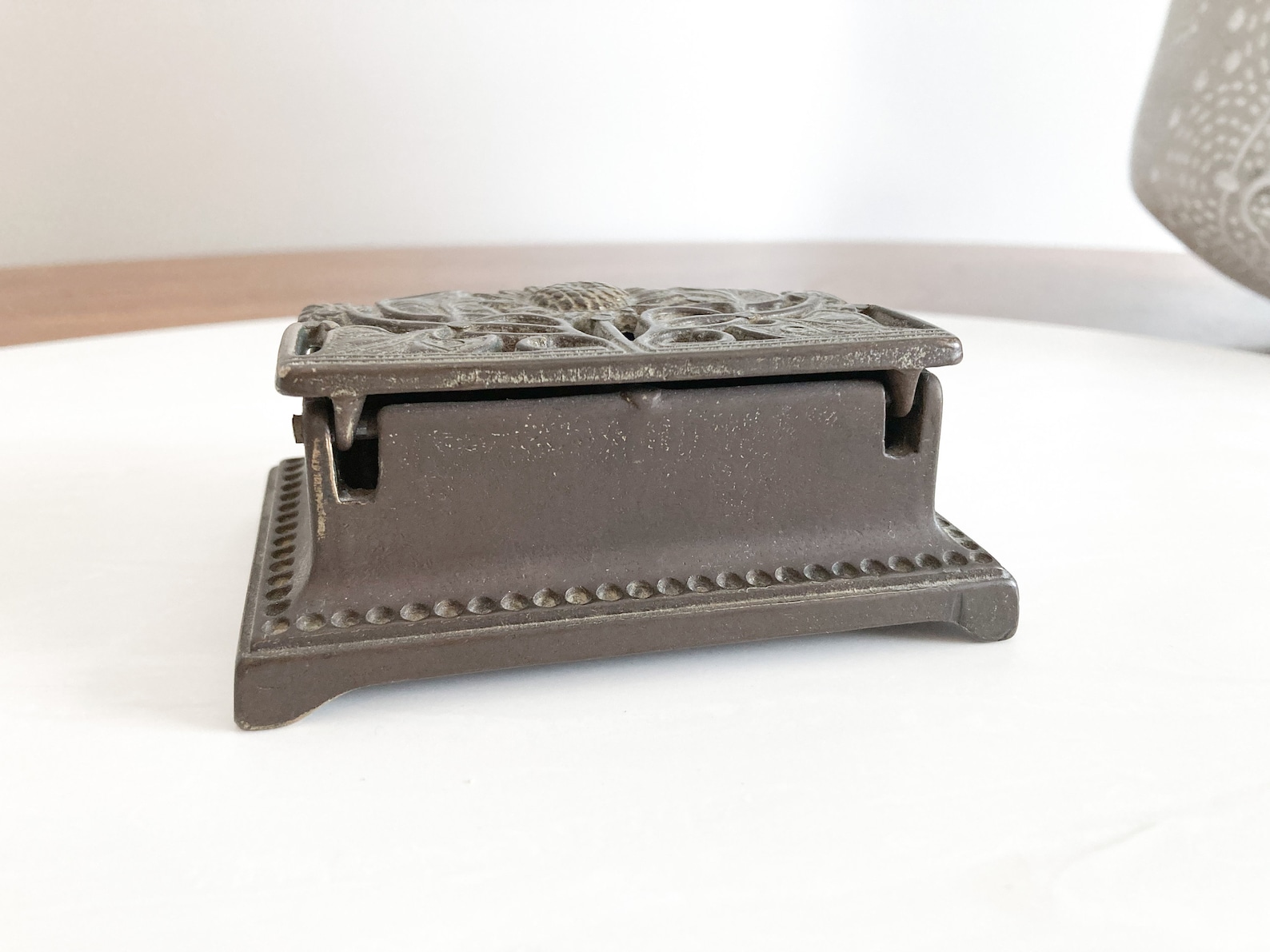 Vintage Brass Stamp Box - Etsy