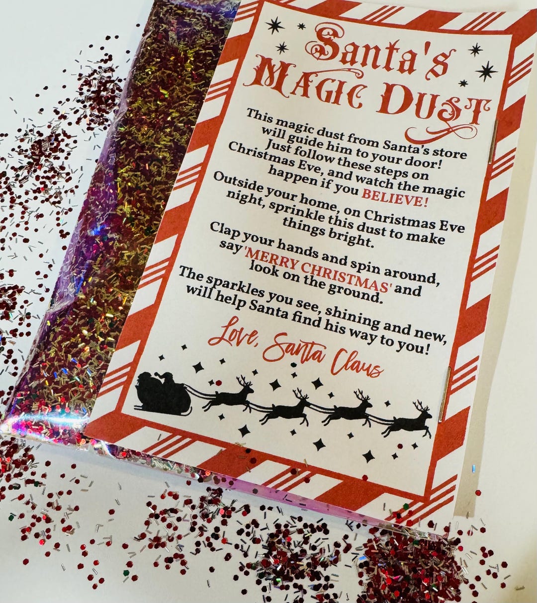 Santas Magic Dust Magical, Santa, Christmas, Christmas Eve, Kids ...