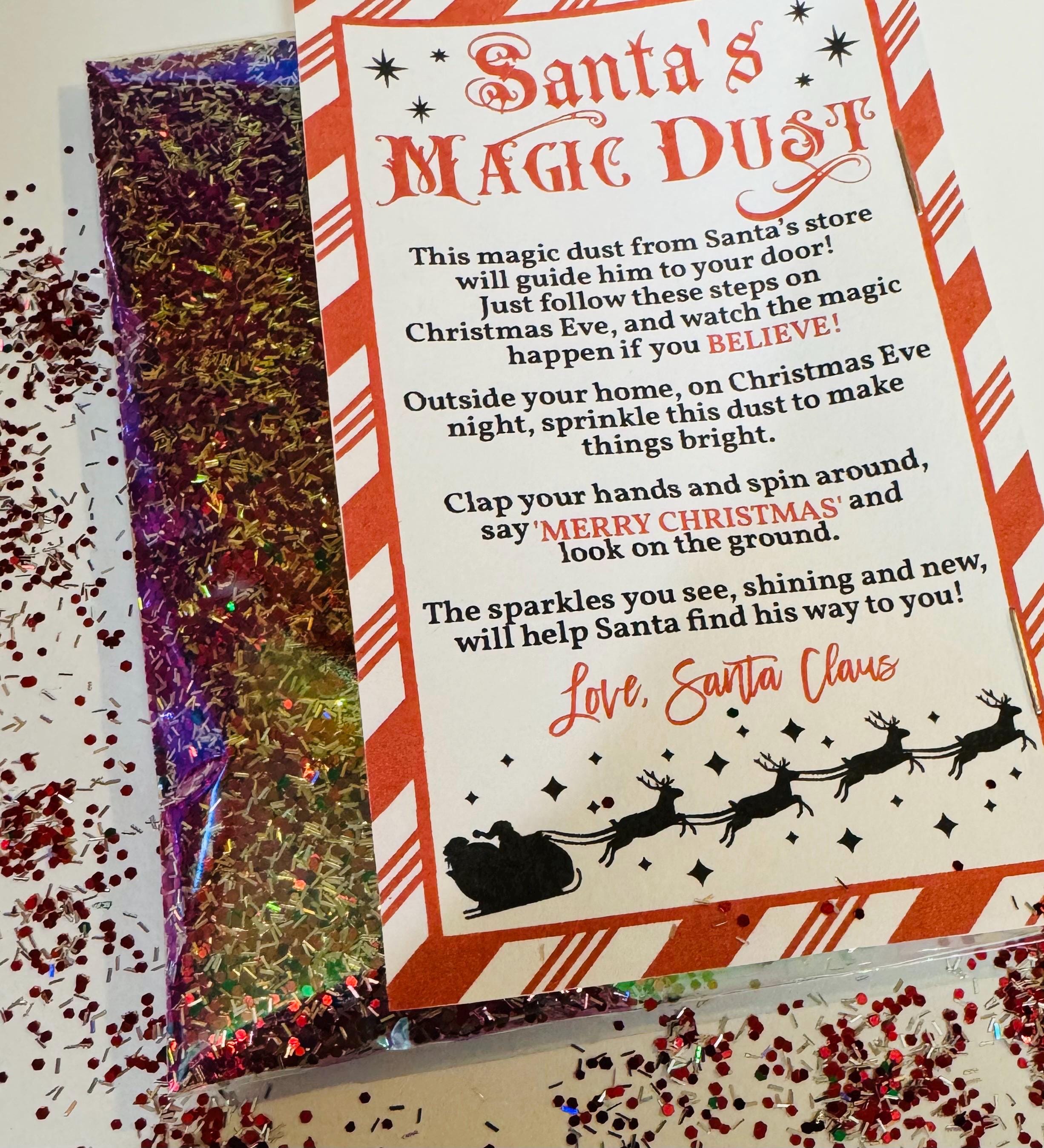 Santas Magic Dust Magical, Santa, Christmas, Christmas Eve, Kids ...