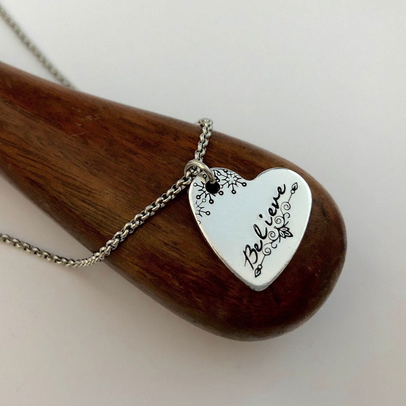 Believe Necklace - Etsy