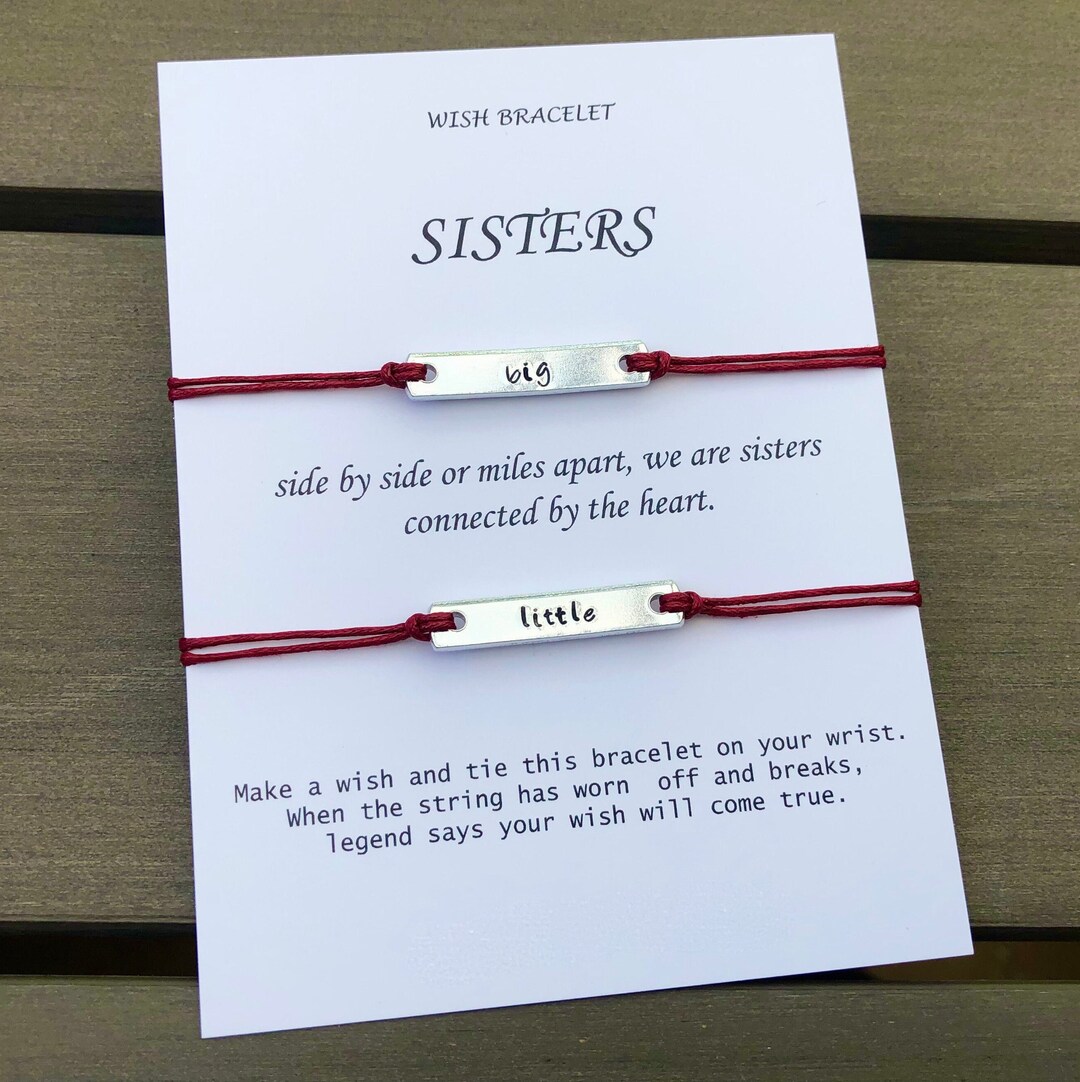 Friendship Bracelets for Sisters - Spread Joy & Love With Matching Wish ...
