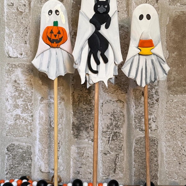 Wood Ghost Figures - Etsy