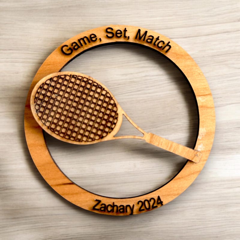 Wooden Tennis Racket - Etsy