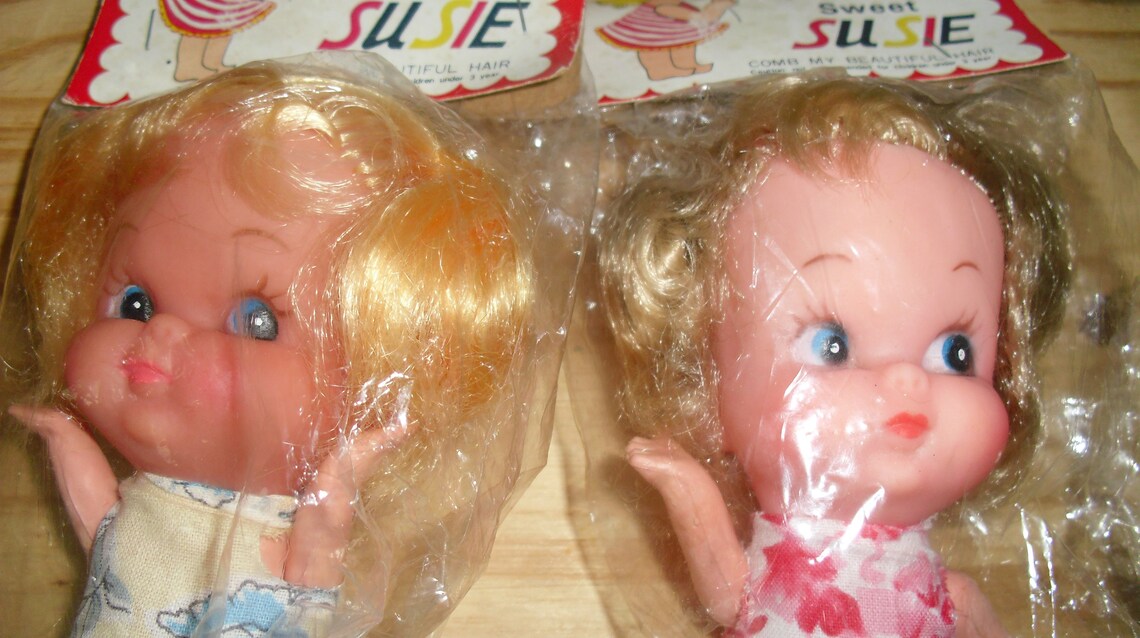 Vintage lot of 2 mini Sweet Suzie dolls | Etsy