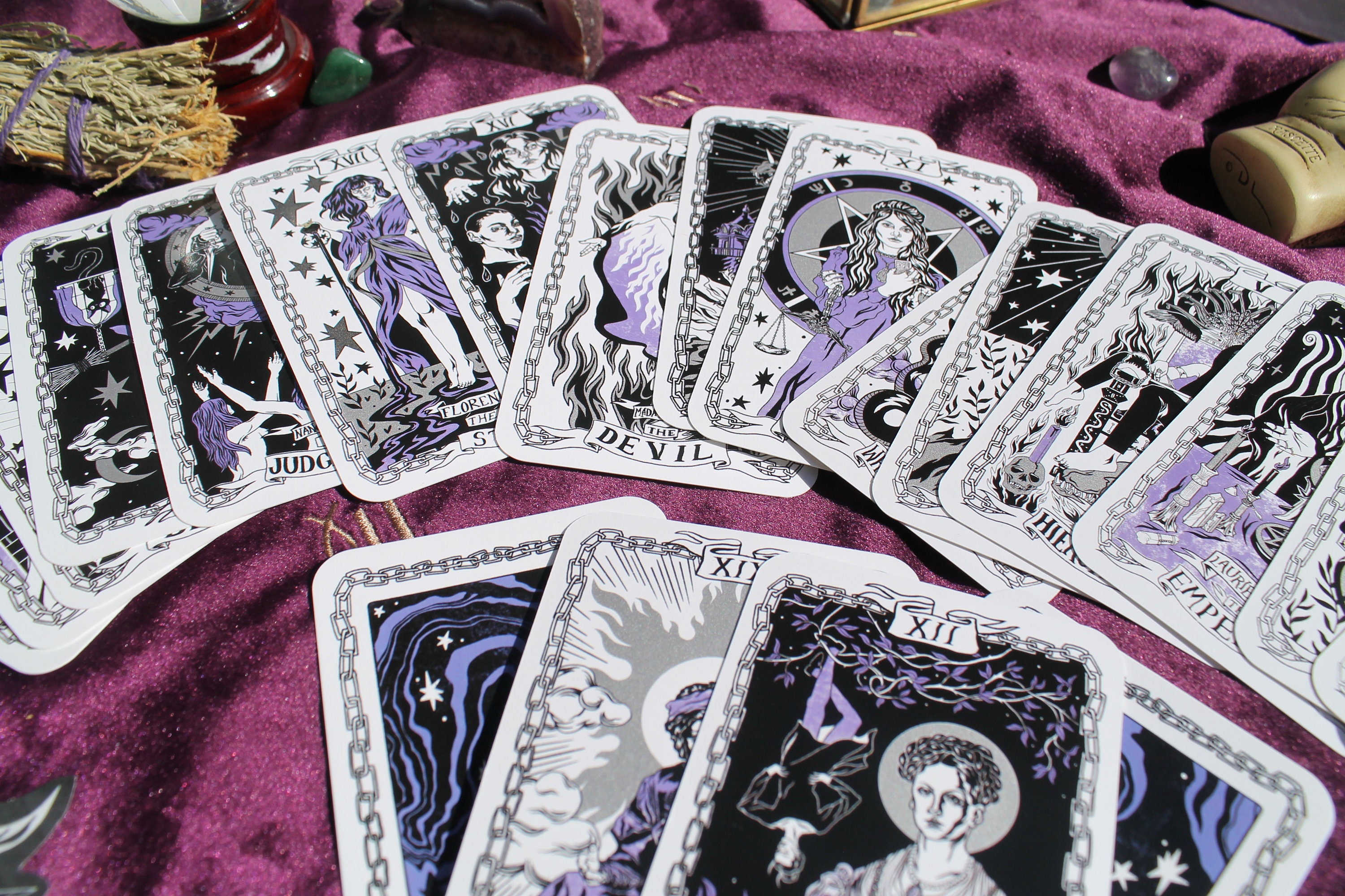 Tarot of Famous Witches - Etsy