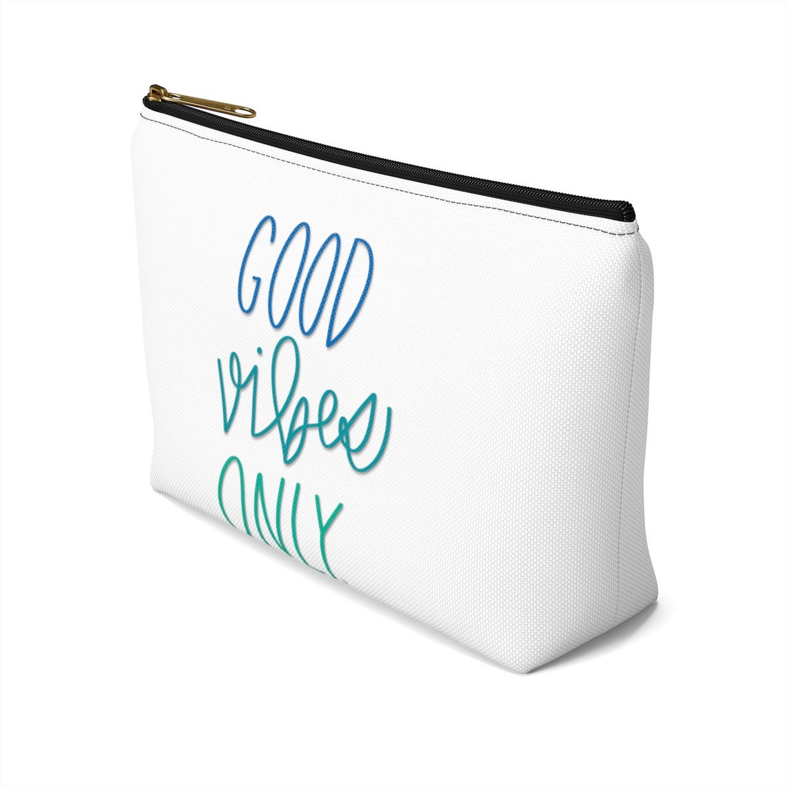 Good Vibes Only Accessory Pouch | Etsy