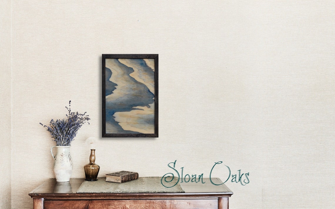 RUSTIC WALL ART, Abstract Wood Art, Lake Superior, Wood Wall Art ...