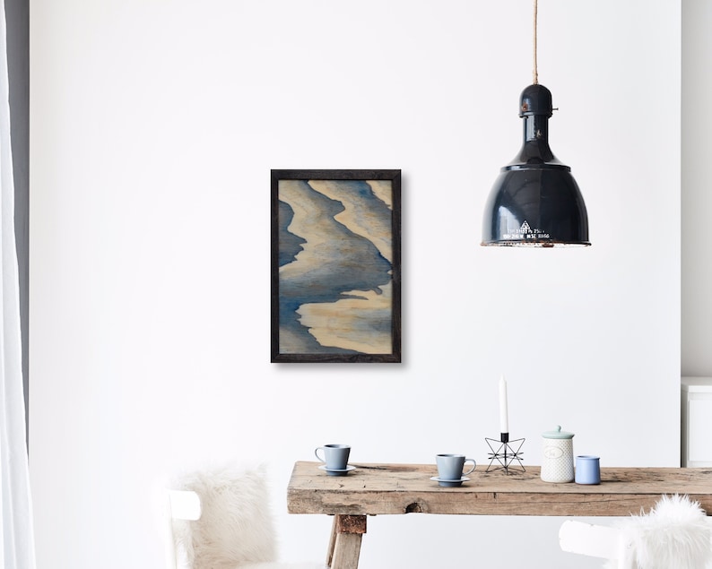 RUSTIC WALL ART, Abstract Wood Art, Lake Superior, Wood Wall Art ...