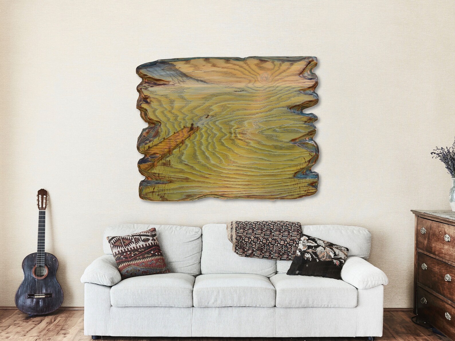 RUSTIC WALL ART Coastal Wall Art Lake House Decor Wood - Etsy