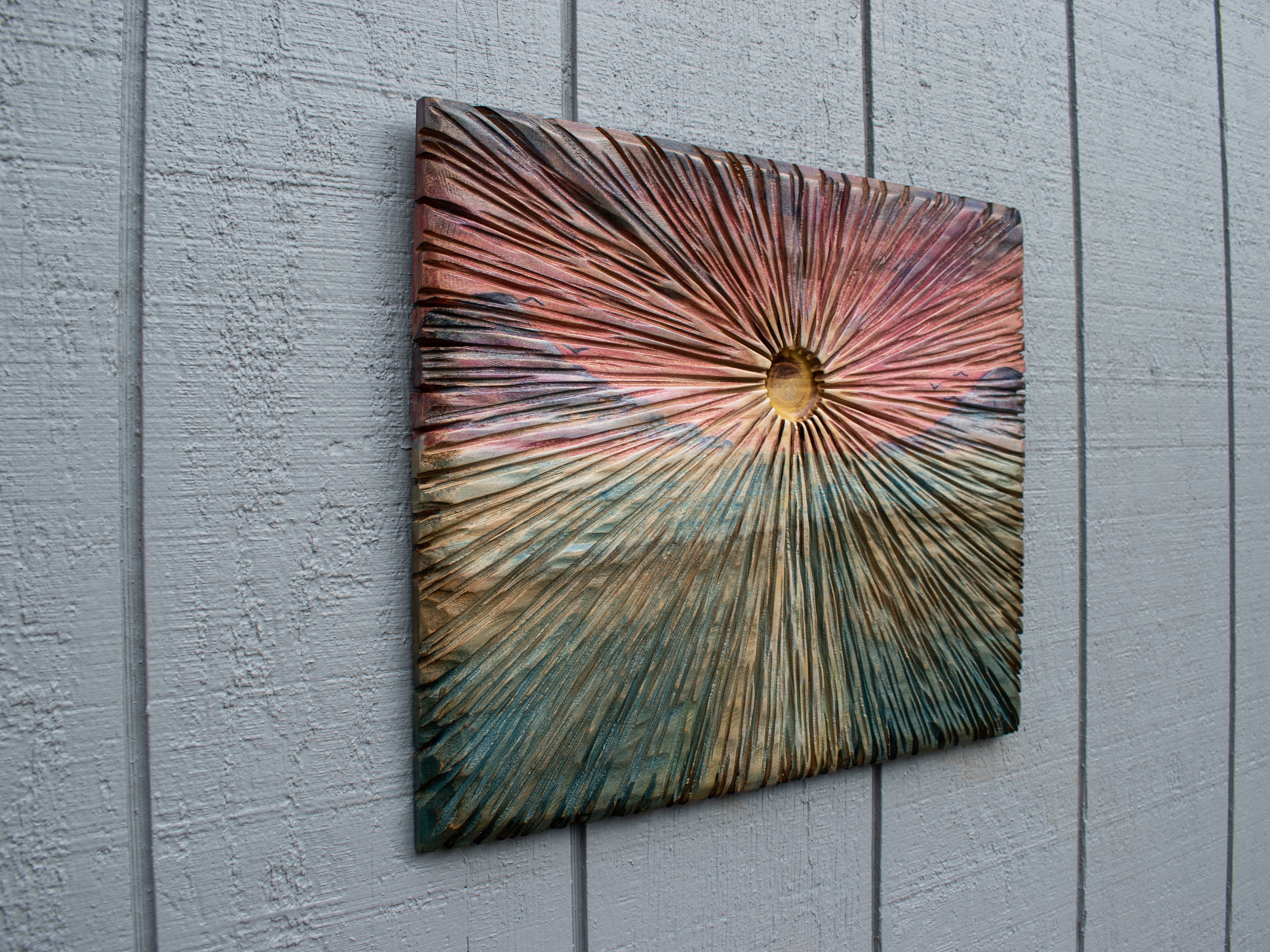 DECORACIÓN COSTERA Tallado de MADERA Arte oceánico | Etsy