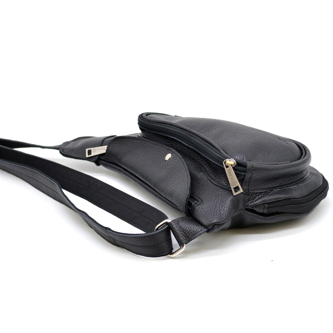 Sling Bag One Strap Genuine Leather Shoulder Bag Cross Body - Etsy