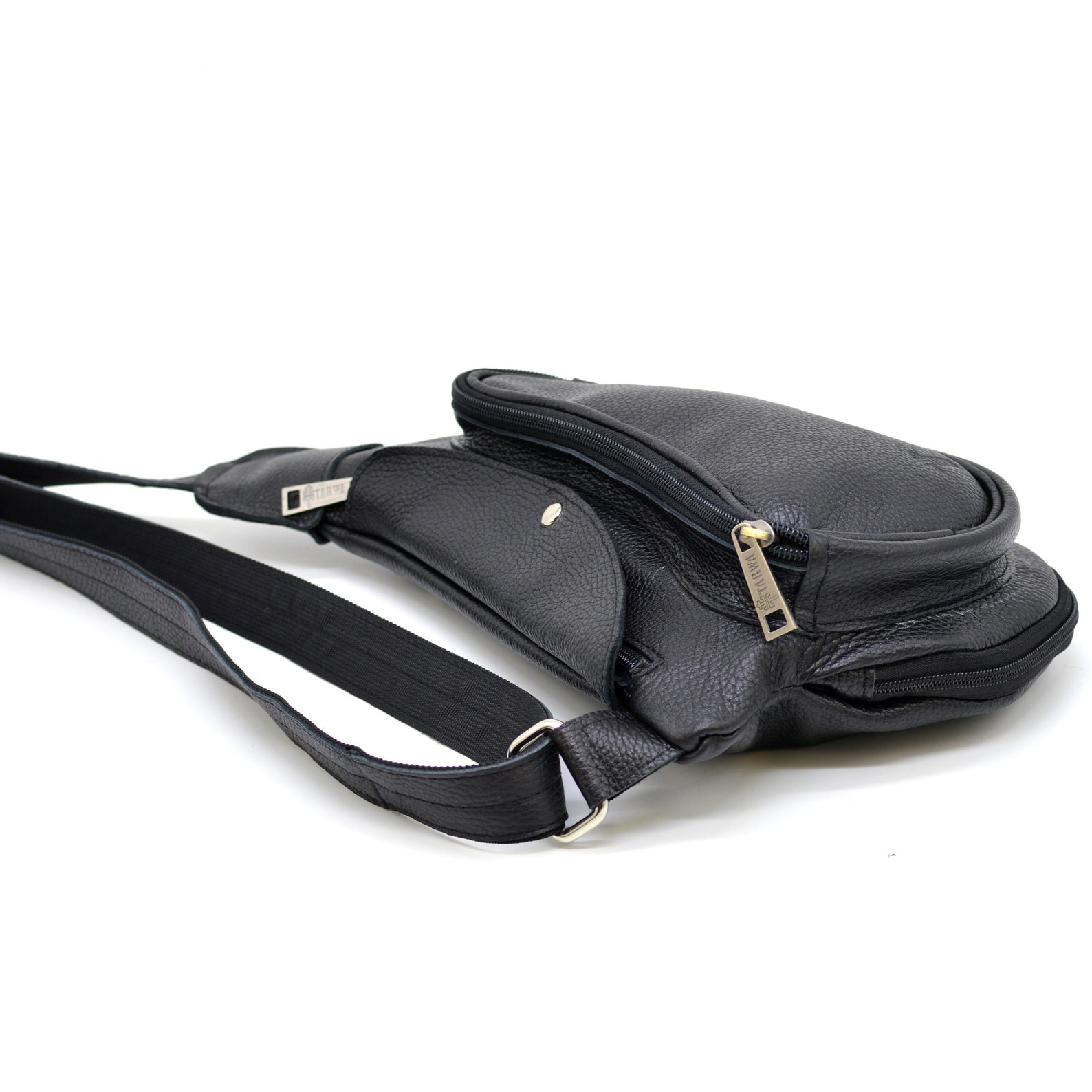 Sling Bag One Strap Genuine Leather Shoulder Bag Cross Body - Etsy