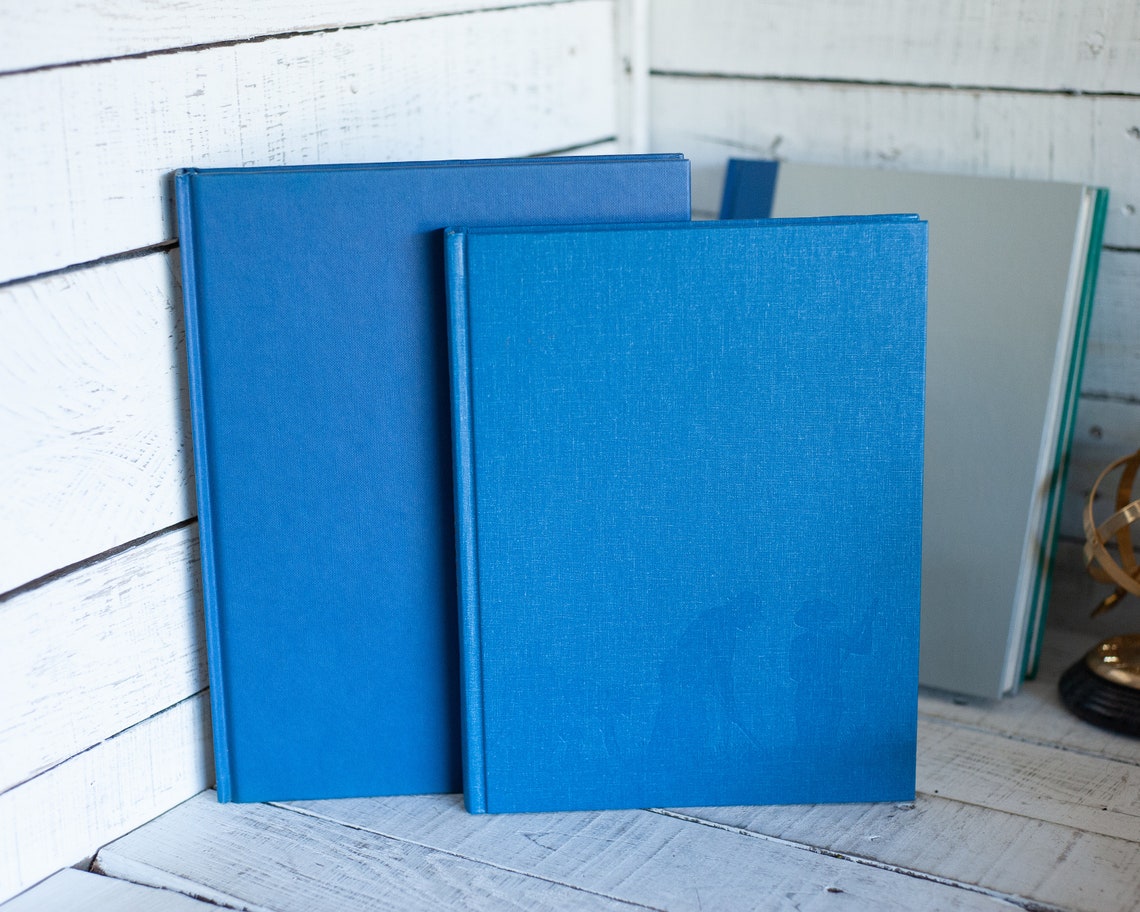 BLUE Coffee Table Books Stack Large Books in Pretty Blues and - Etsy