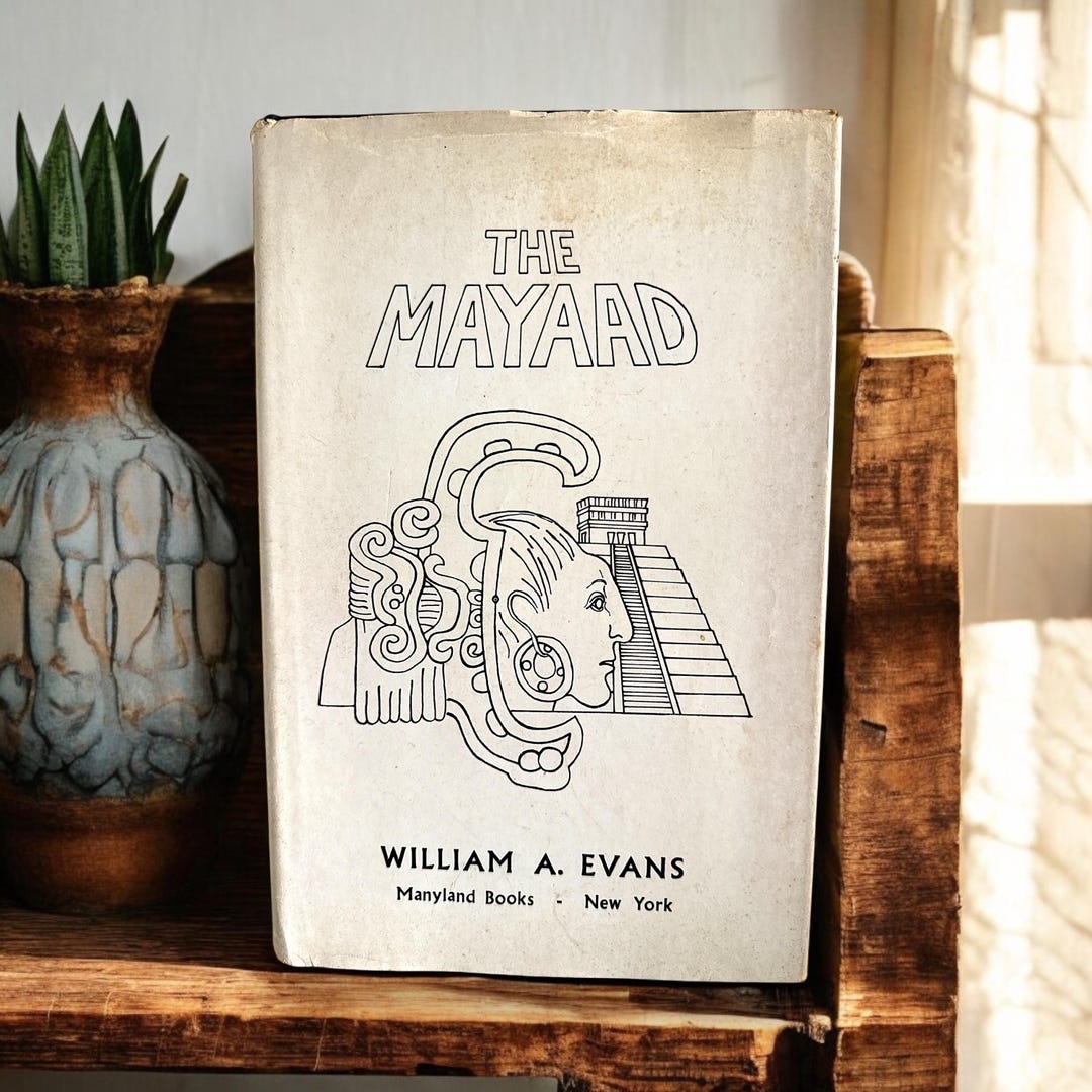 The Mayaad Book by William Evans From 1983, Mayan Mythology Book, Mayan ...