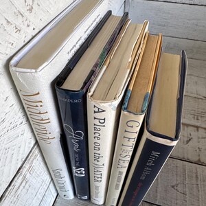 Nautical Navy Blue and White Books, Beach House Decor, Coastal Book ...