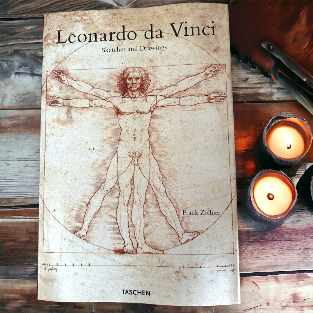 LARGE Leonardo Da Vinci ART Coffee Table Book, Leonardo Da Vinci ...