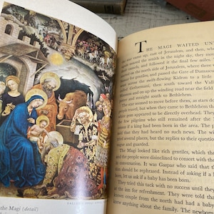 Vintage and Antique Religious Books, Vintage Biblical Bookstack, Set of ...