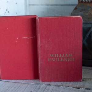 Vintage Red Books, Red Interior Decorations, Shabby Antique Red Book ...