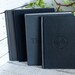 Black Coffee Table Books: Silver Accent Decorator Book Stack - Etsy