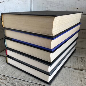 Black Books Set, Black and Gold Book Collection, Interior Decorator or ...