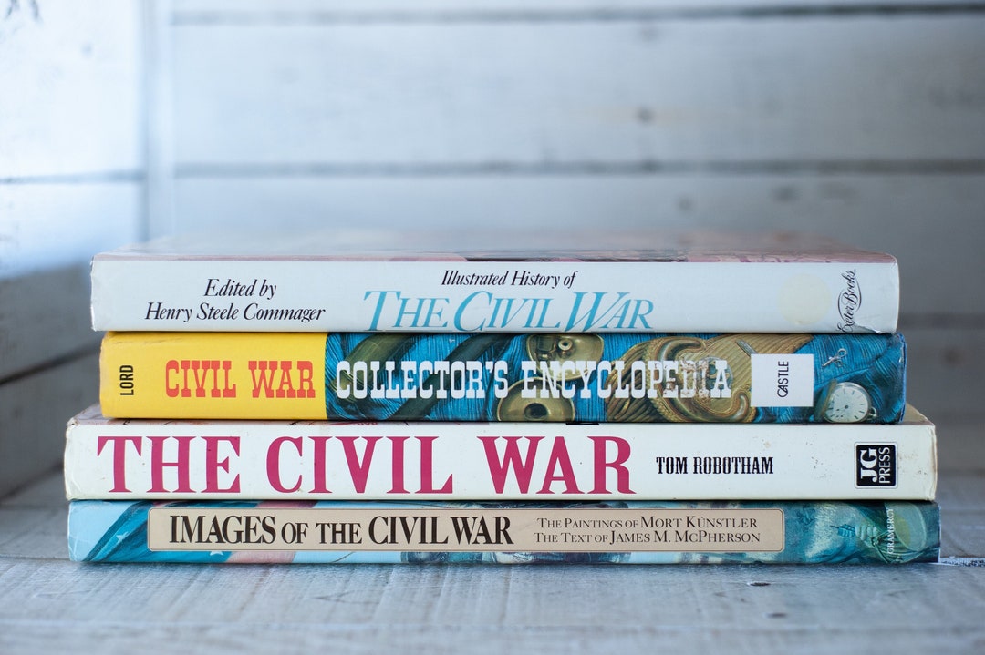 Civil War Coffee Table Book Set Collection of 4 Large History - Etsy