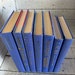Modern Blue Books, REAL Interior Decorator Books With Blue Spines, Home ...