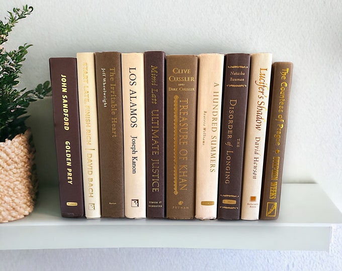 Brown and Beige Books, Home Staging Books, Coffee and Cream Books ...