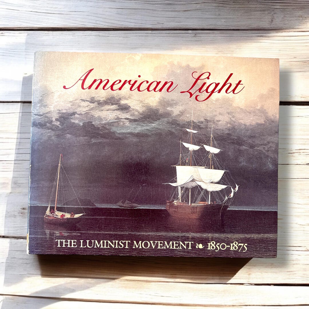 American Light the Luminist Movement Art Book, Clipper Ship Decor ...